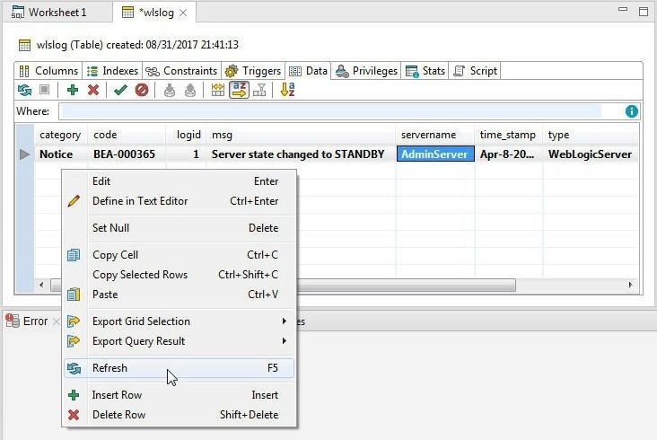 Using SSH in Toad Edge 1.1 with MySQL Database
