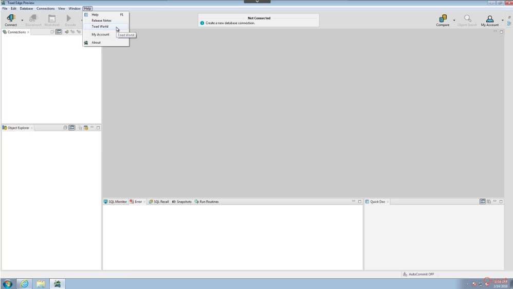 Installing Toad Edge PostgreSQL Technical Preview