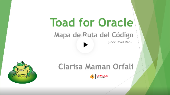 Mapa de Ruta del Código (Toad Code Road Map)